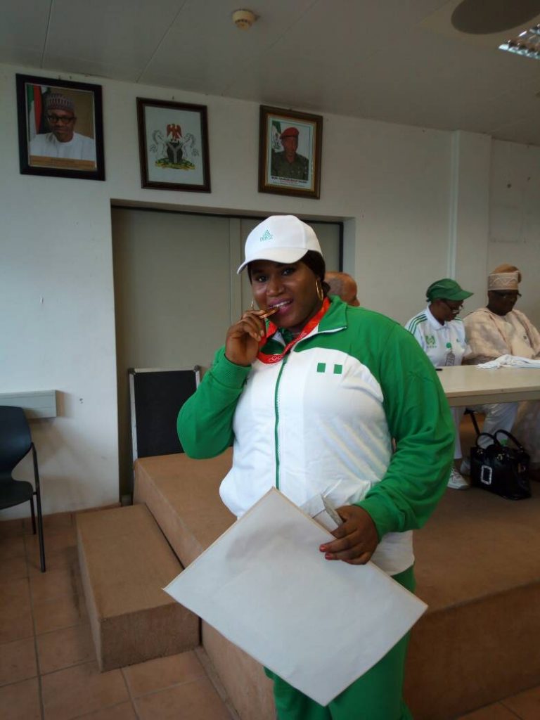 NOC president decorates Mariam Usman with Olympic Bronze medal - ACLSports