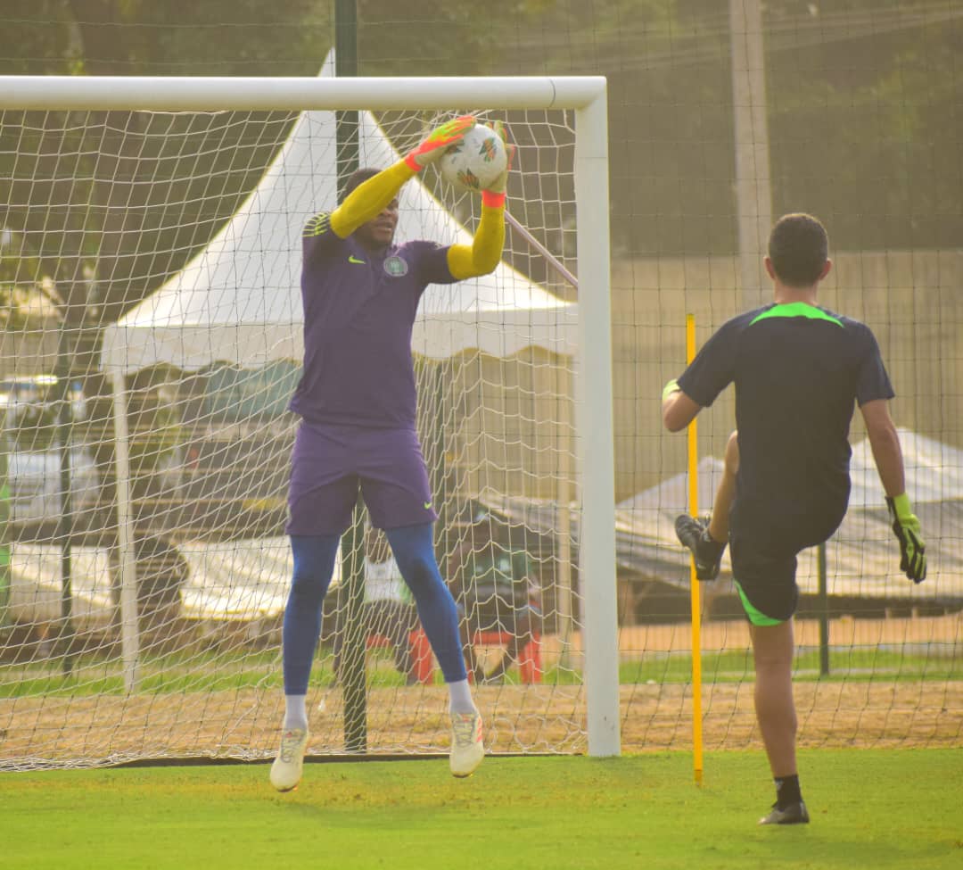 Nwabali involved in final Super Eagles training session - ACLSports